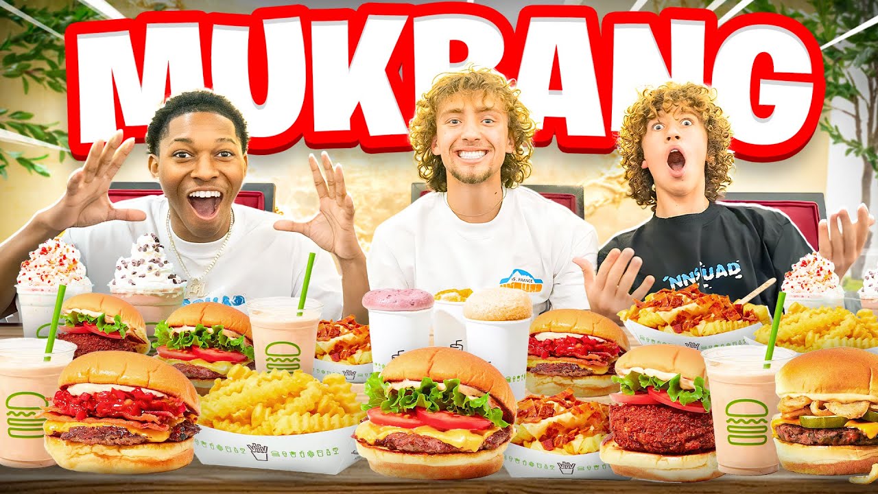 TALKING ABOUT GIRLS WITH NELSON, ZAY AND NOAH (MUKBANG) - YouTube