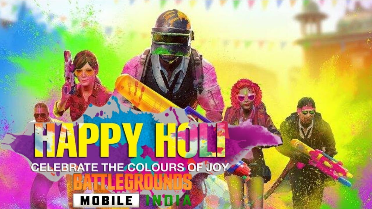 Holi Special Boom Baam💥💪||Funny Moment Bgmi😂😂||#bgmi #bgmilive # ...
