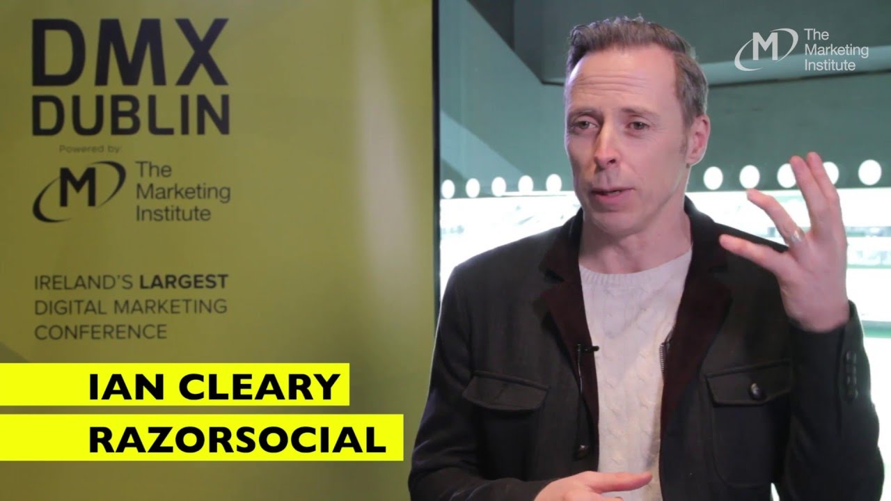 Ian Cleary, RazorSocial - Interview @ DMX Dublin 2016 - YouTube