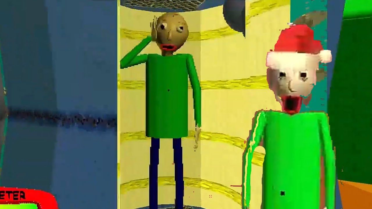 All The Baldi Response Of BBCR Christmas Edition - YouTube