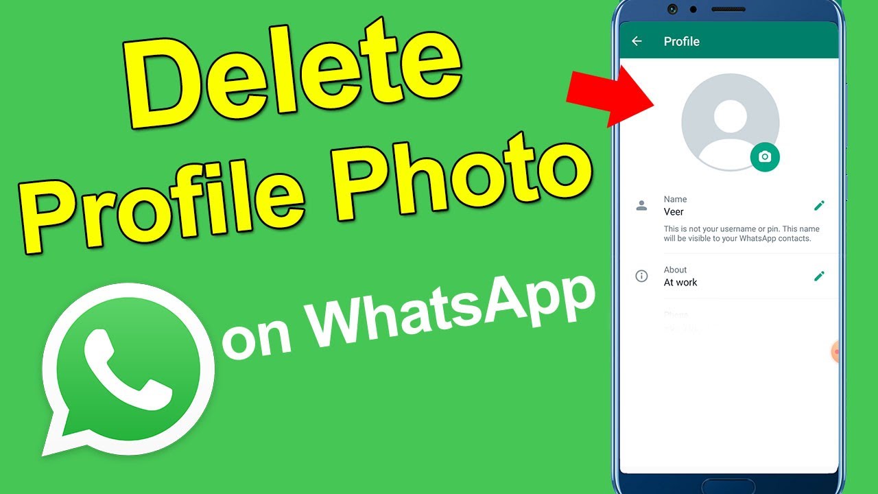 How to delete profile photo in WhatsApp? - YouTube