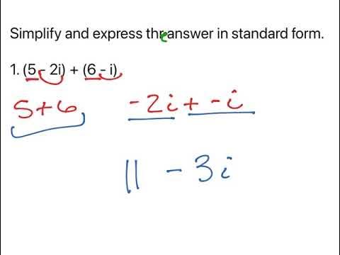 Add Complex Numbers - YouTube