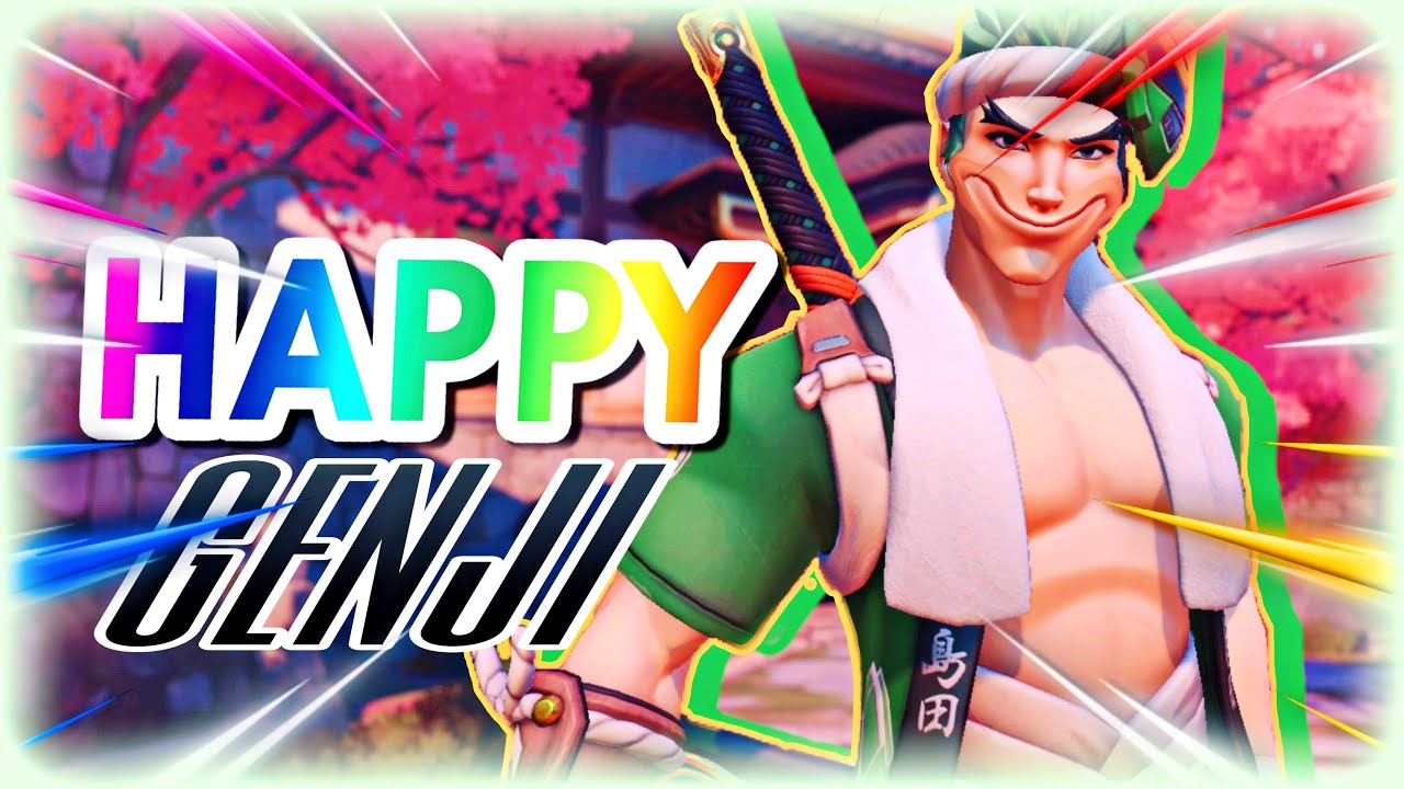 Happi Genji More Like Happy Genji Overwatch Skin Showcase Youtube