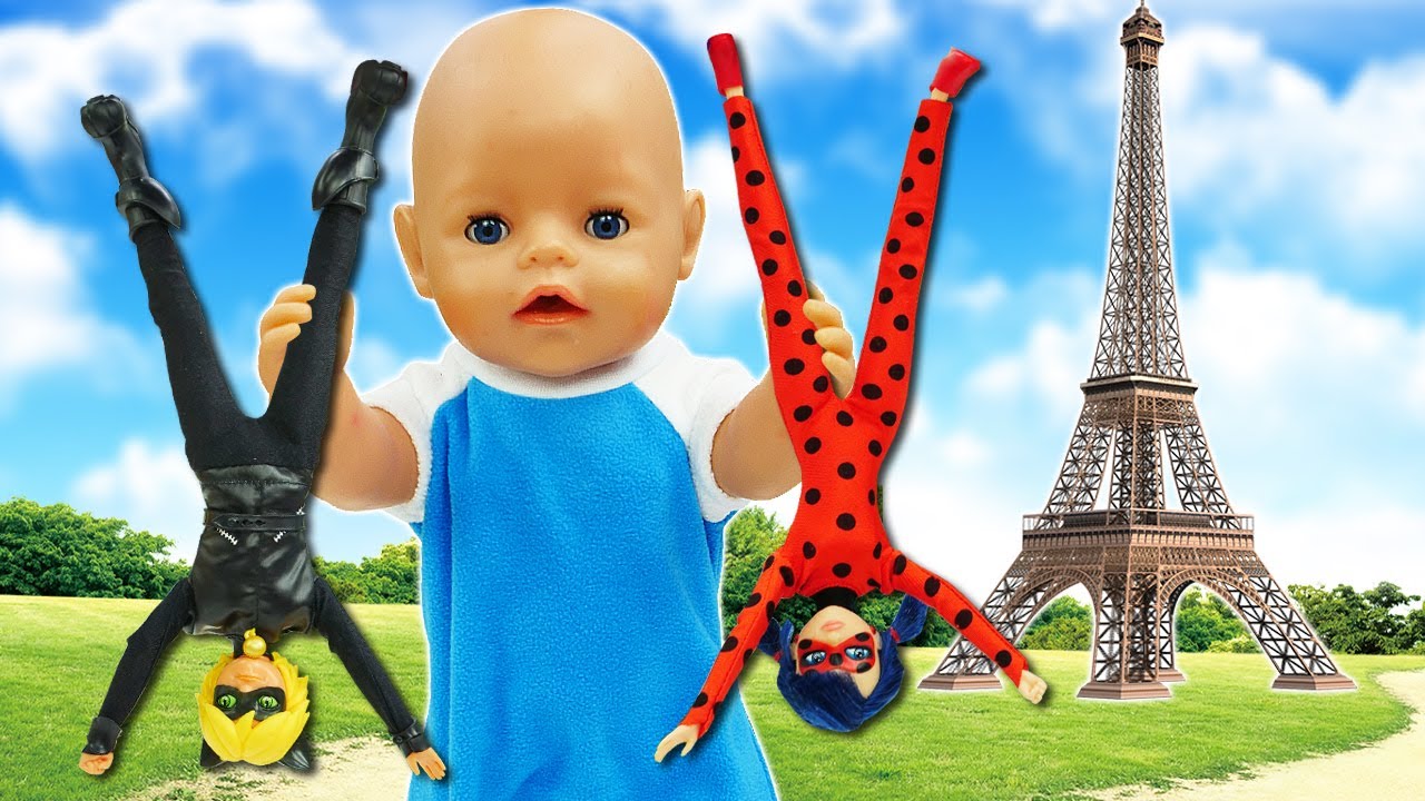 Akumatized baby doll in Paris! Miraculous Ladybug and Cat Noir need ...