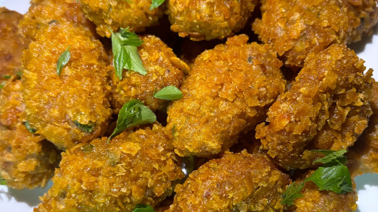 Crispy veg soya nuggets recipe #food #yummy #asmrfood #bodo video - YouTube