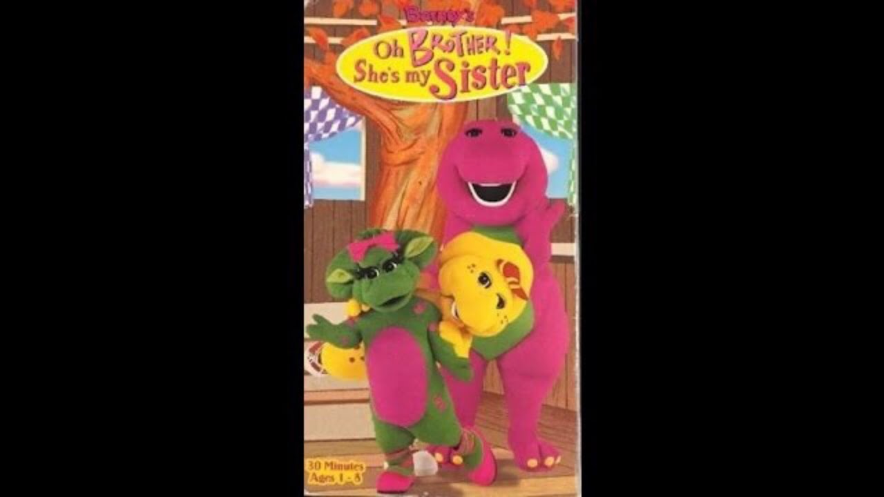 Opening & Closing To Barney's Oh Brother! She's My Sister (1998 VHS ...