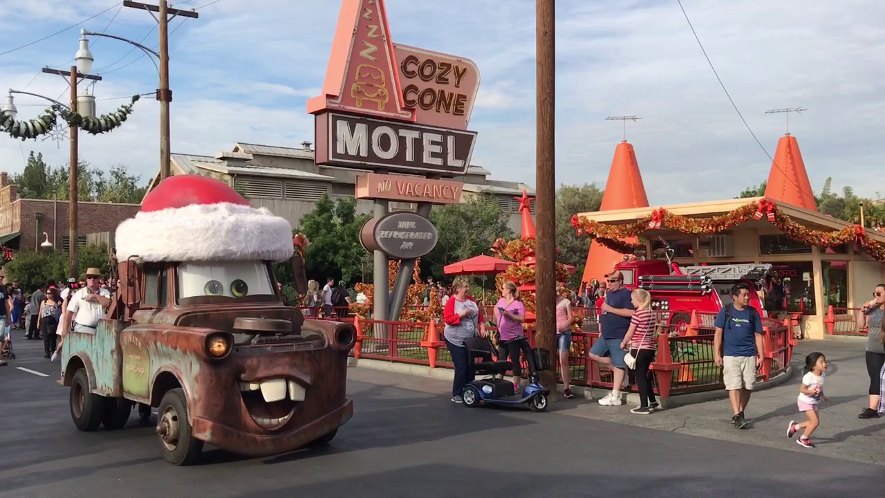 Cars Land Disney California Adventure - YouTube