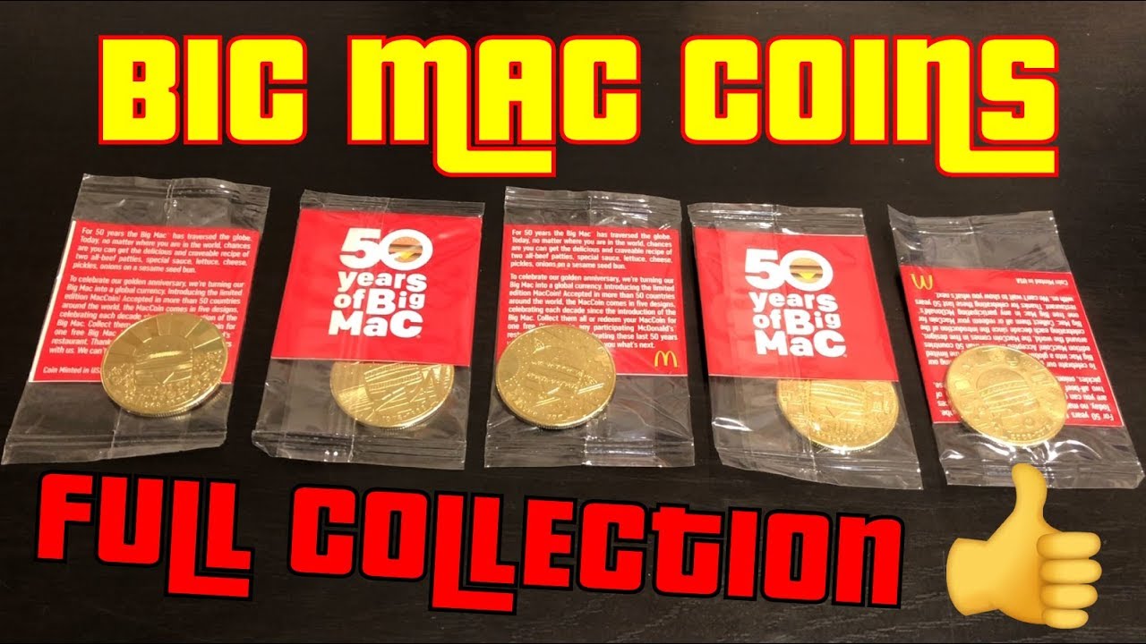 Big Mac Coins Full Collection - YouTube