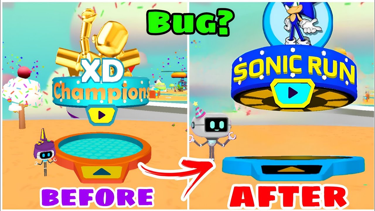 🥳 XD champion New bug PK XD || XD champion Vs sonic Run bug In #pkxd | Pk xd New Bug 2023 #pkxd ...