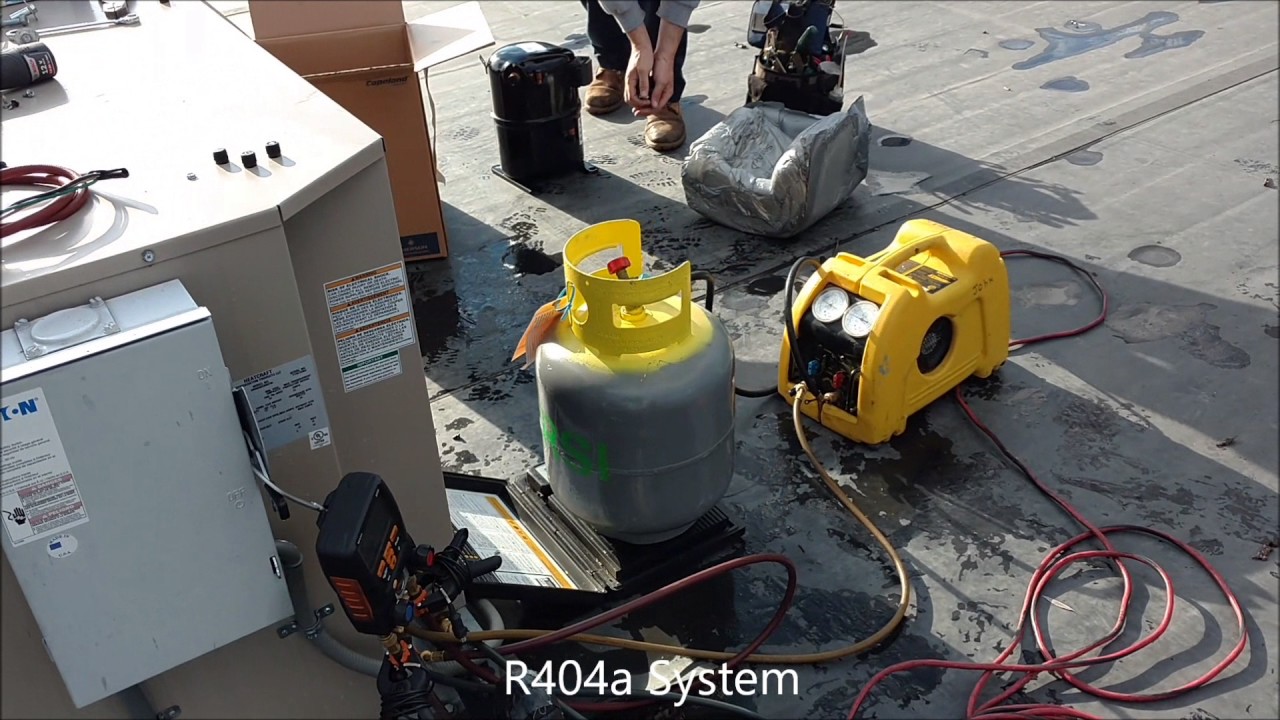 Sandwich cooler: compressor replacement - YouTube