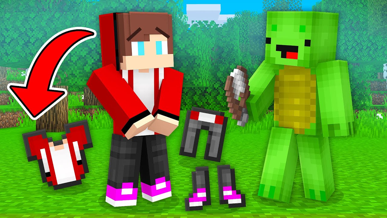 Mikey Pranked JJ with Shears in Minecraft Challenge - Maizen All Episodes - YouTube