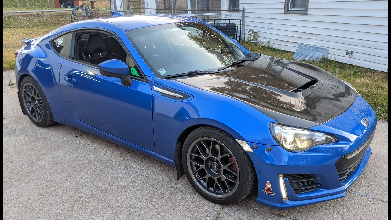 2015 Subaru BRZ Series.Blue Turbo Cold Start and Revs (Mod List in ...