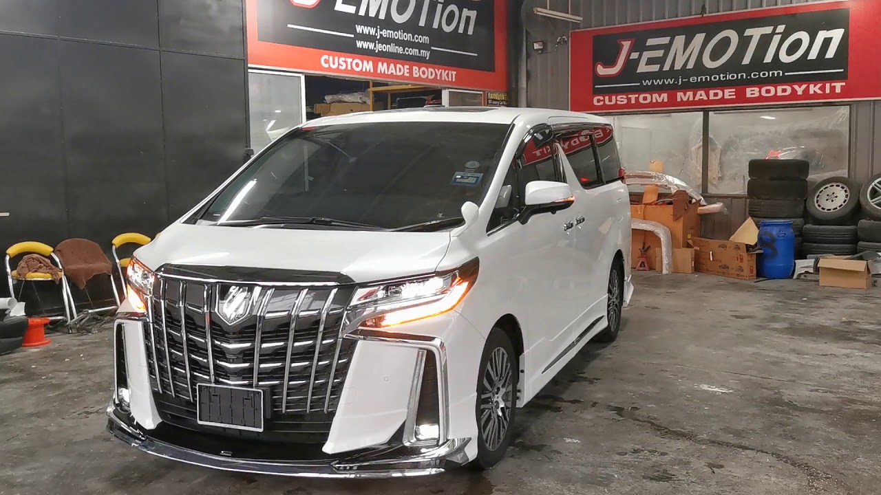 TOYOTA ALPHARD 2015-17 ANH30 CONVERT TO ALPHARD FACELIFT 2018 SC BODY ...