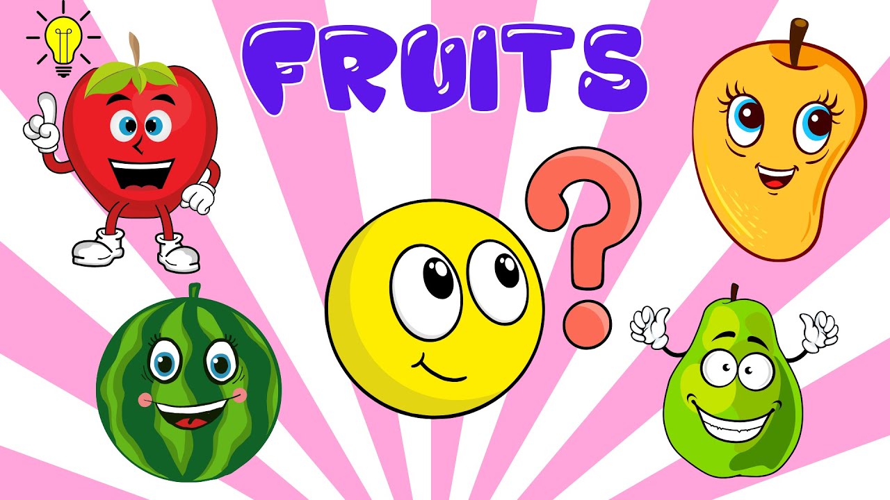 Learn Fruits Names for Kids | Fun Fruit Facts & Colors | Apples ...