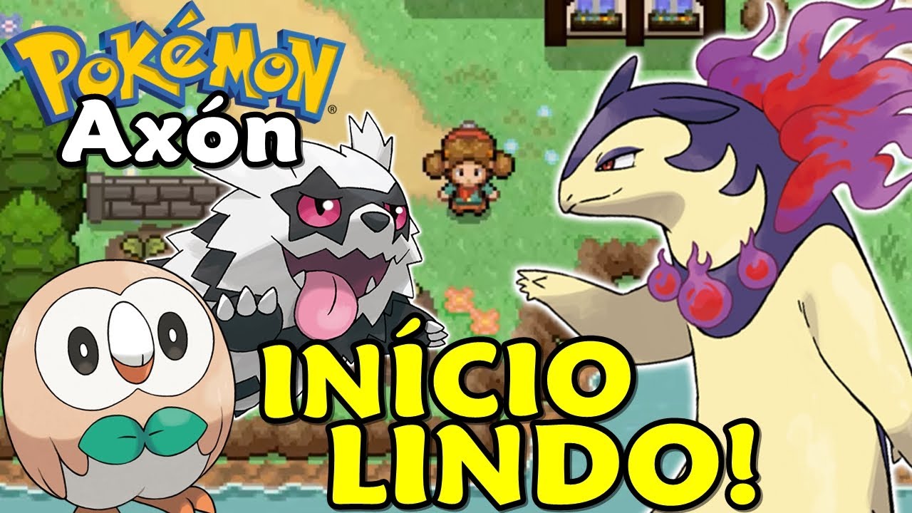 Pokémon Axón (Fan Game) - O Início Muito Bonito - YouTube