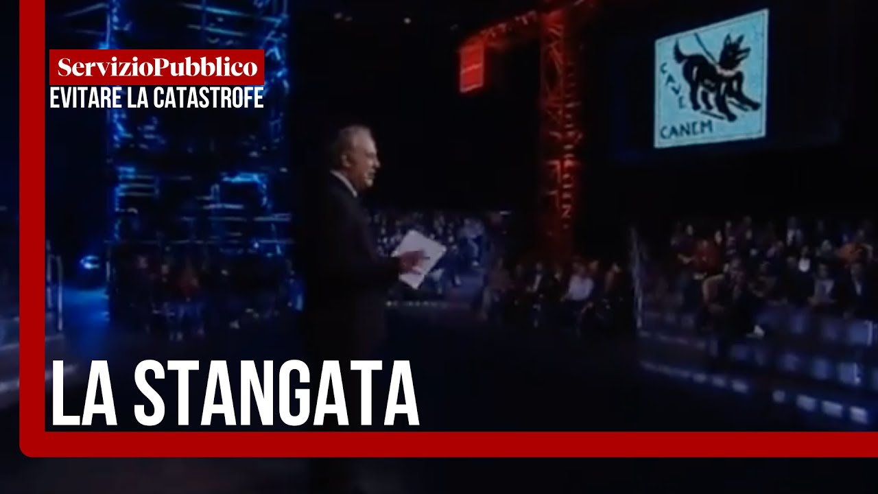 La stangata - Editoriale Michele Santoro - YouTube