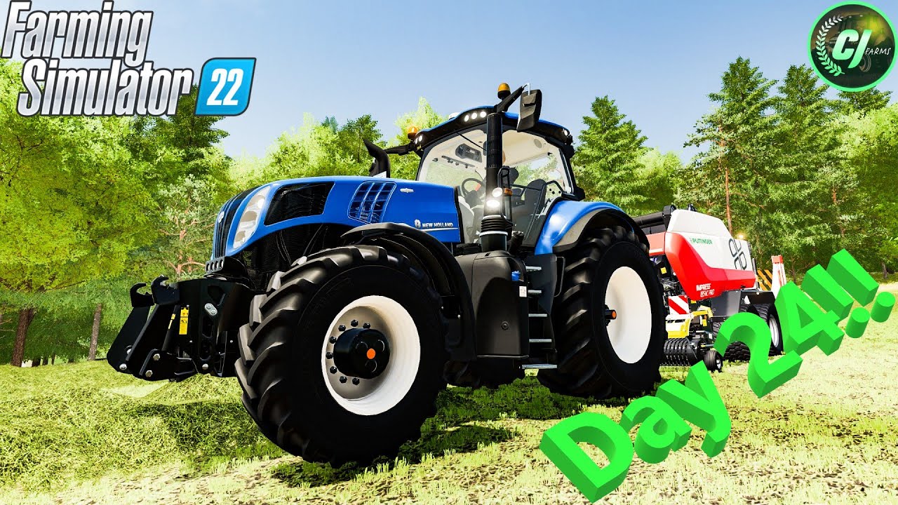 FS22 Fast Baling! | Ultra 4K! | Back Roads Day 24! | #timelapsevideo ...