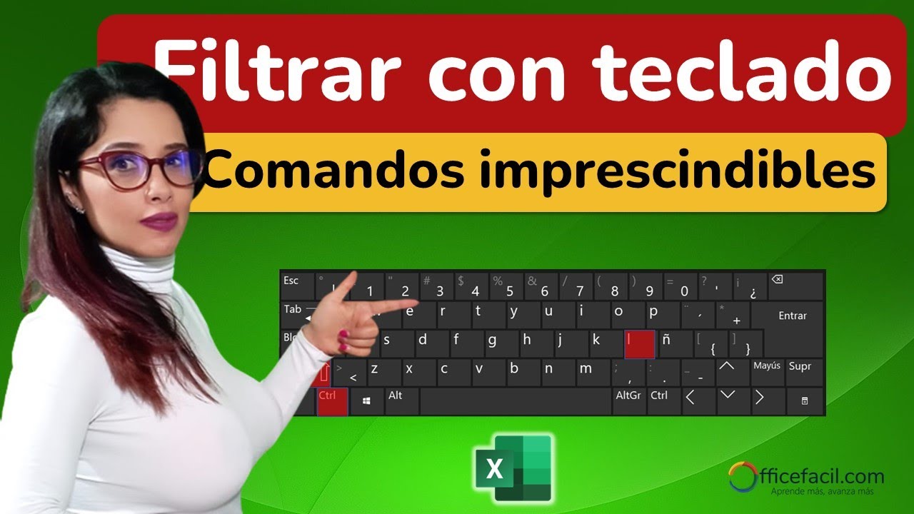 Como Filtrar Con Teclado excel Como Filtrar A Otro Nivel YouTube