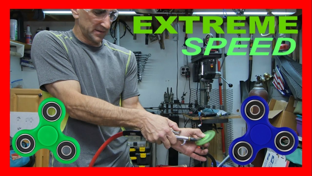FASTEST FIDGET SPINNER - DANGEROUS SPEED!!! - YouTube