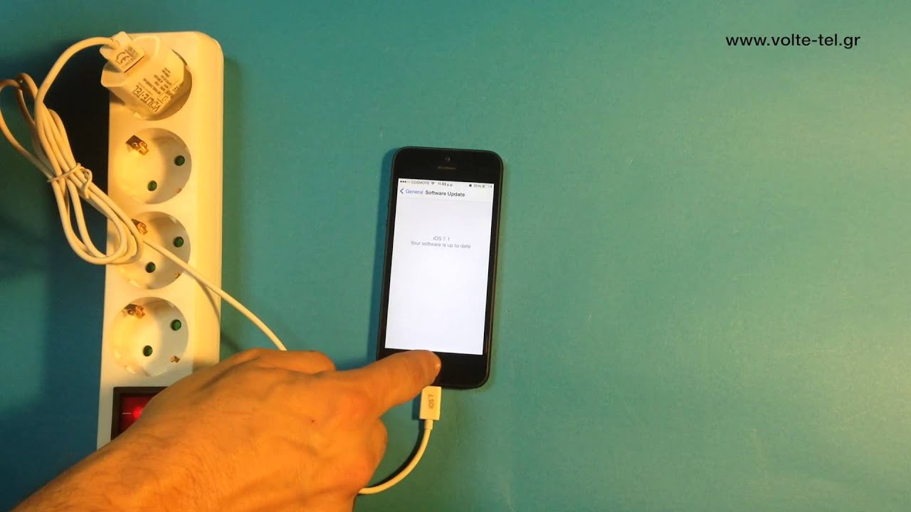 VOLTE-TEL iPhone 5/5S/5C iOS 7 Charging-Data Cable - YouTube