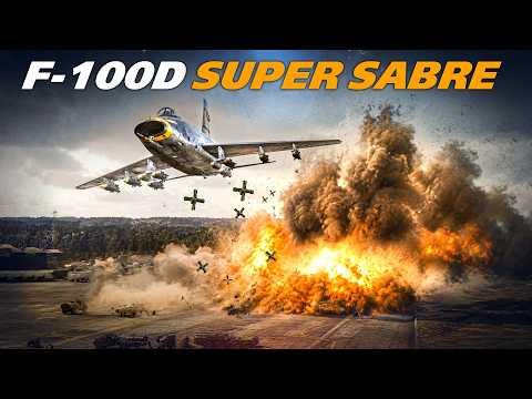 Autobahn Scramble | F-100D Super Sabre Insane Bombing Run | Digital Combat Simulator | DCS |