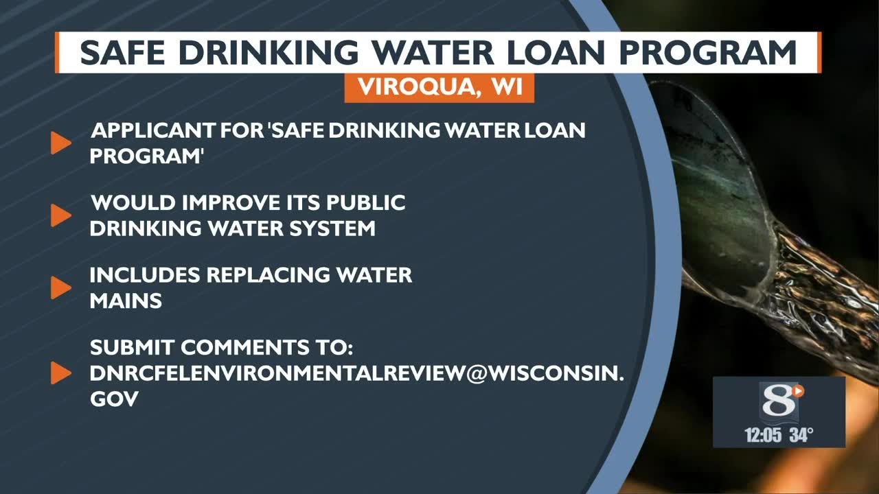 Safe drinking water loan program | Viroqua - YouTube