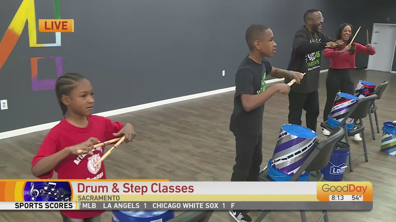 Drum and Step Classes for kids! - YouTube
