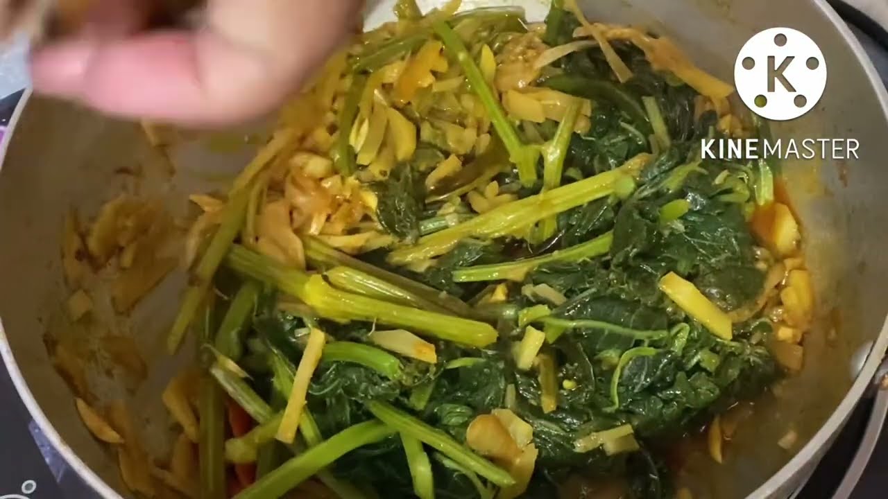 alu diya lau sag recipi - YouTube