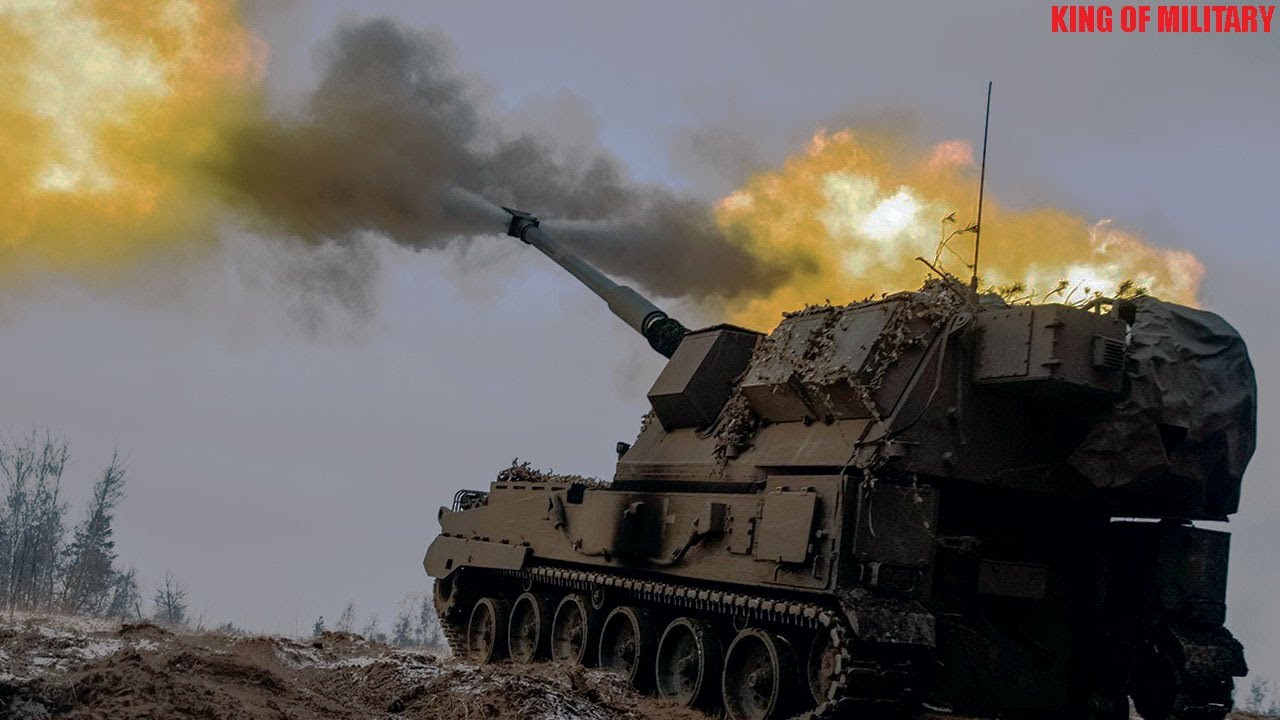 Polish AHS Krab Howitzers Deployed to Initiate Ground Attacks Near ...