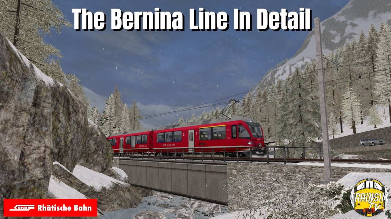 Train Simulator 2020: The Bernina Line in Detail - YouTube