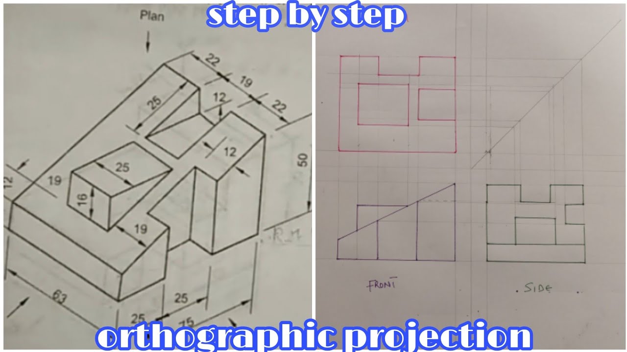 orthographic projection - YouTube