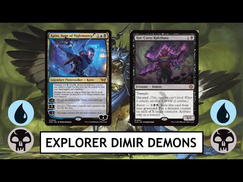 MTG Explorer / Pioneer Dimir Demons - Rot...Curse...Rakshasa. I Never ...