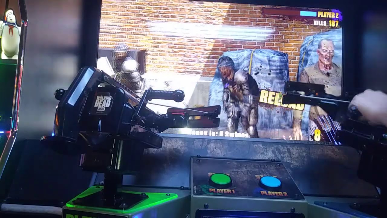 Amc The Walking Dead Arcade Games - YouTube