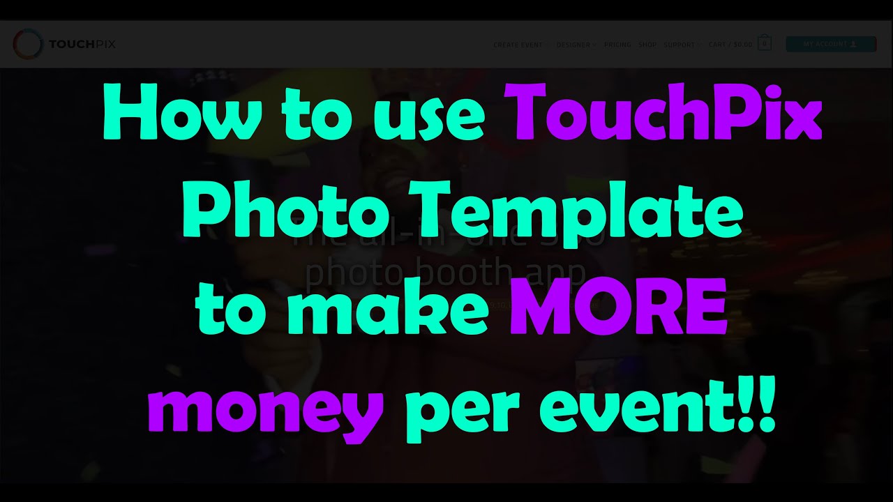 How to use TouchPix Photo Template - YouTube