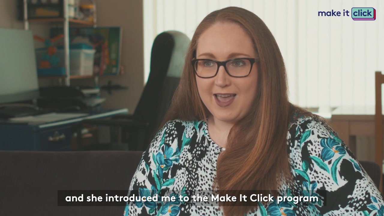 Make It Click - Debra builds new digital skills for her career - YouTube