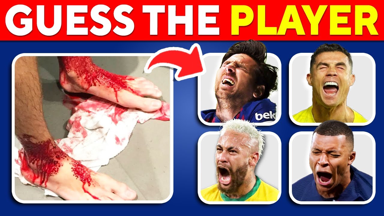 #2 Who is Crying? 😭 Guess INJURY & Saddest Moments of Ronaldo, Mbappe ...