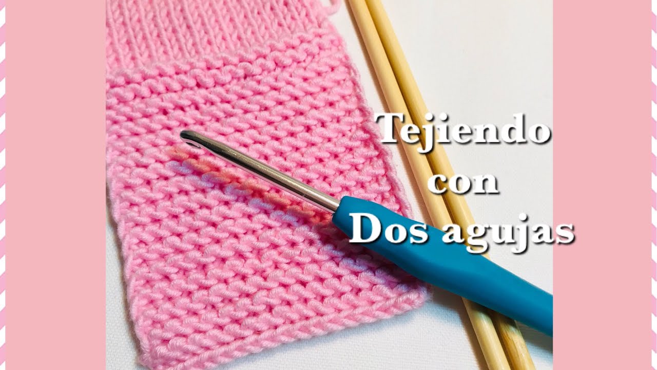 Como tejer con dos agujas: Para principiantes - Como montar sus puntos ...