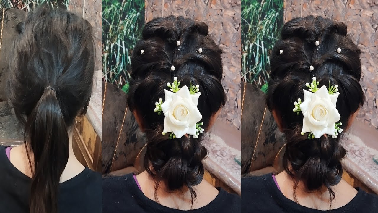 girls jura kase banain | jura hair style for short hair | easy jura ...