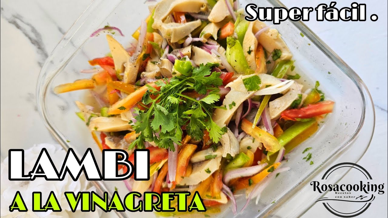 como hacer el mejor lambi a la vinagreta/ lambi a la vinagreta /lambi ...