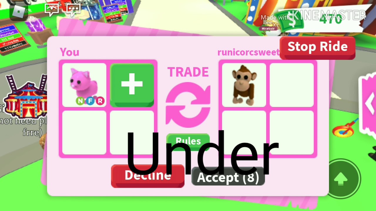 What people trade for a neon pink cat in adopt me(Roblox) - YouTube