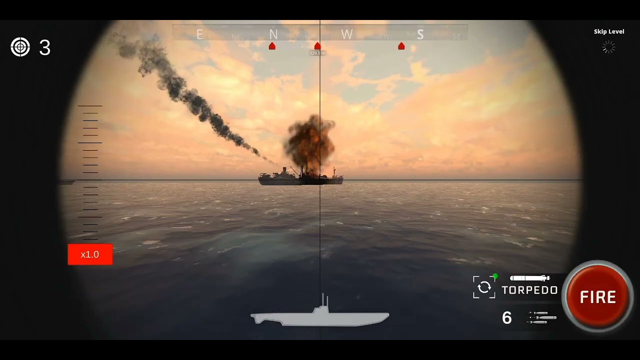 uboat attack gameplay (warning a bit of lag) - YouTube