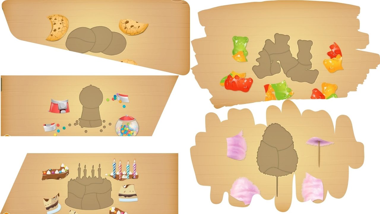 Vegetable and Food Puzzles For Toddlers and Kids -Learn to recognize ...