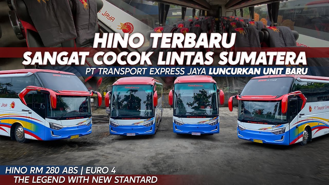 HINO Siap Libas Jalur Sumatera ! HINO RM 280 ABS Armada PT. Transport ...
