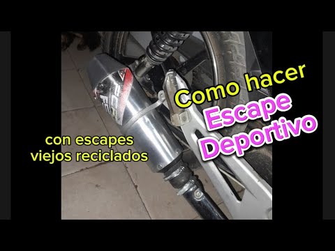 Como Hacer un Escape Deportivo de Moto @motogp #motogp @yamahamotogp # ...