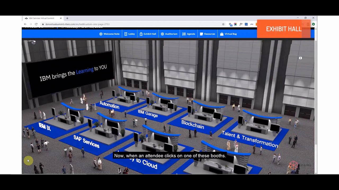 Virtual Exhibit Hall Demo - YouTube