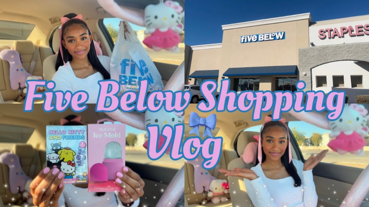 Girly Five Below Shopping Vlog + Mini Haul 🎀 - YouTube