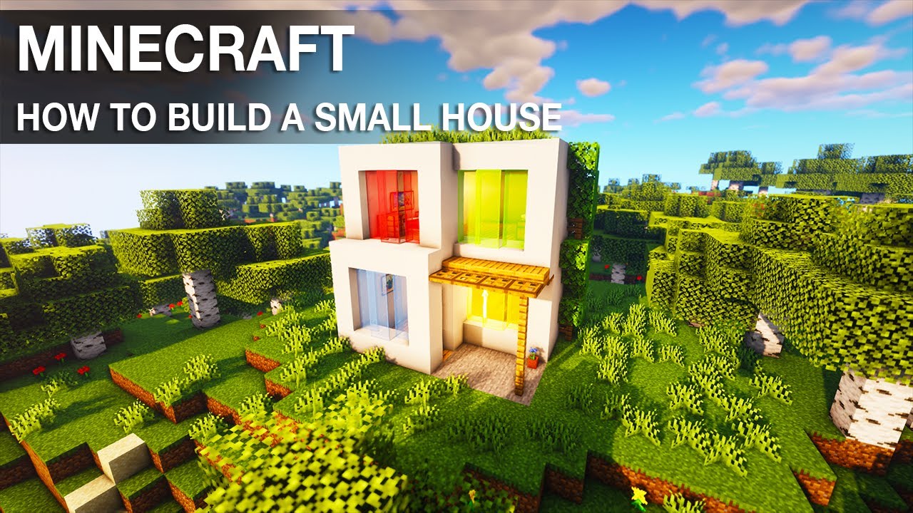 Minecraft | How to Build a Small House | Simple Modern House Tutorial ...