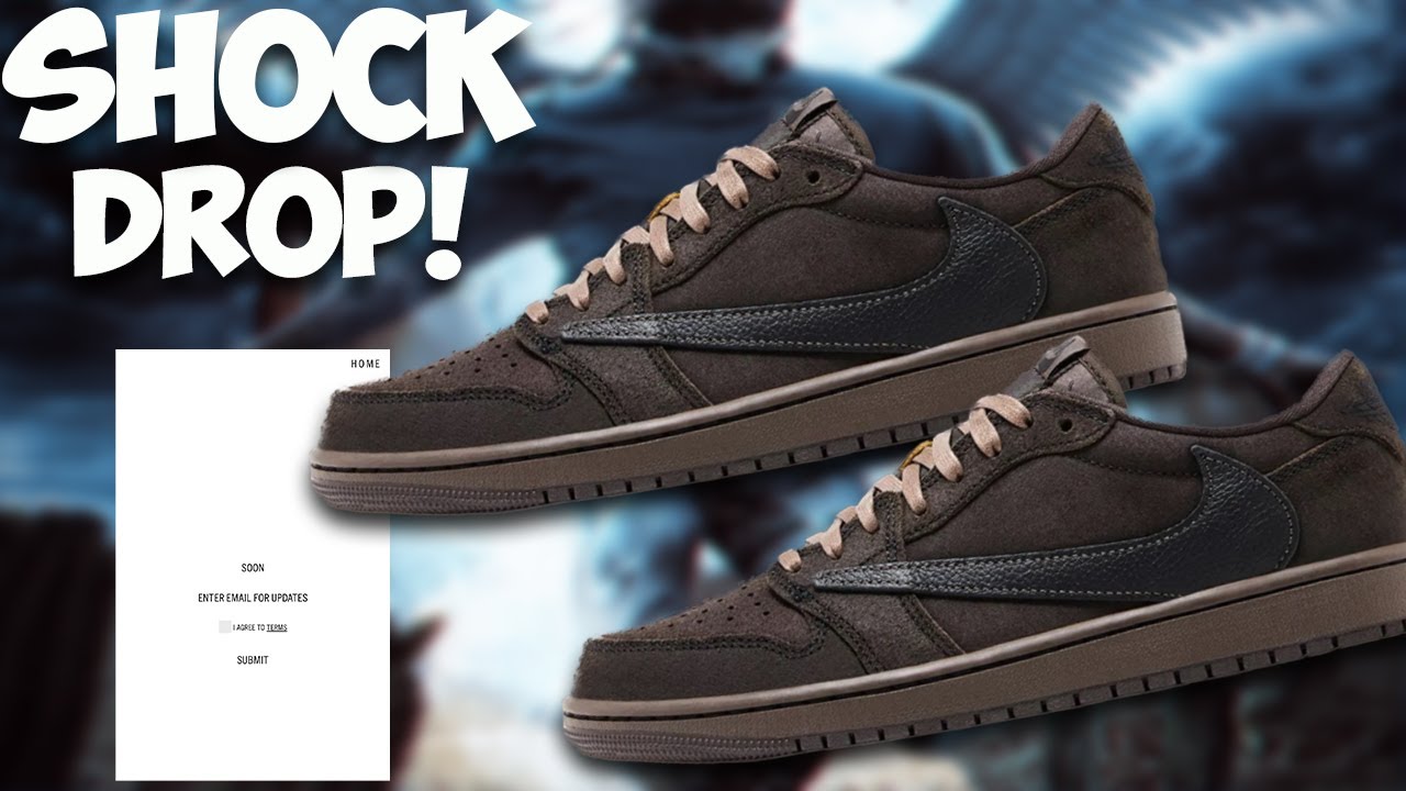 SHOCK DROP NOW! Travis Scott Jordan 1 Velvet Brown Early Release BE ...