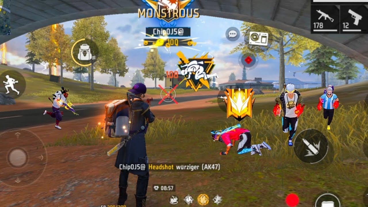 free fire 19+ kills | 😱 free fire gameplay🤯 - YouTube