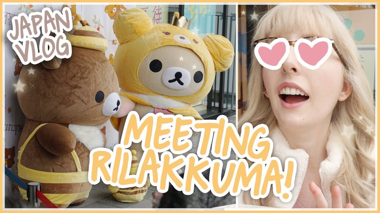 MEETING RILAKKUMA at Sky Tree Rilakkuma Store! ♡ Japan Vlog - YouTube